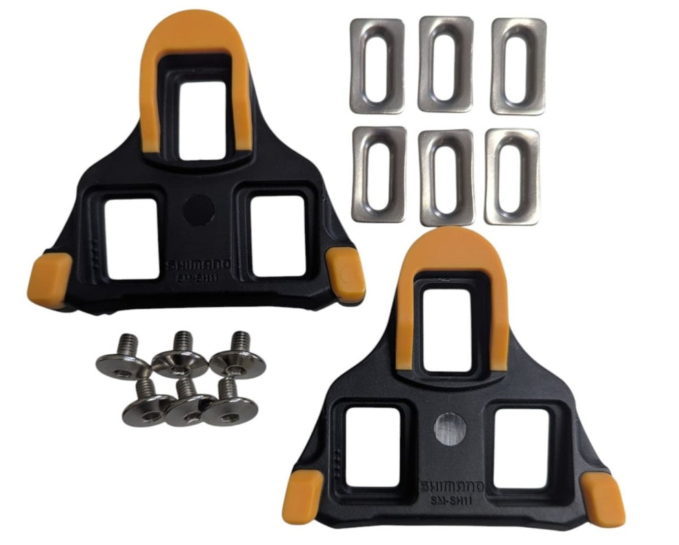 Shimano SPD-SL SM-SH11 Yellow 6° Float Road Cycling Cleats – Threshold ...